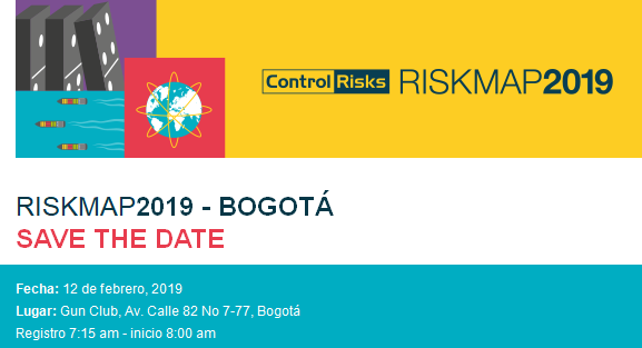 Lanzamiento de RiskMap 2019 | CCI France Colombie