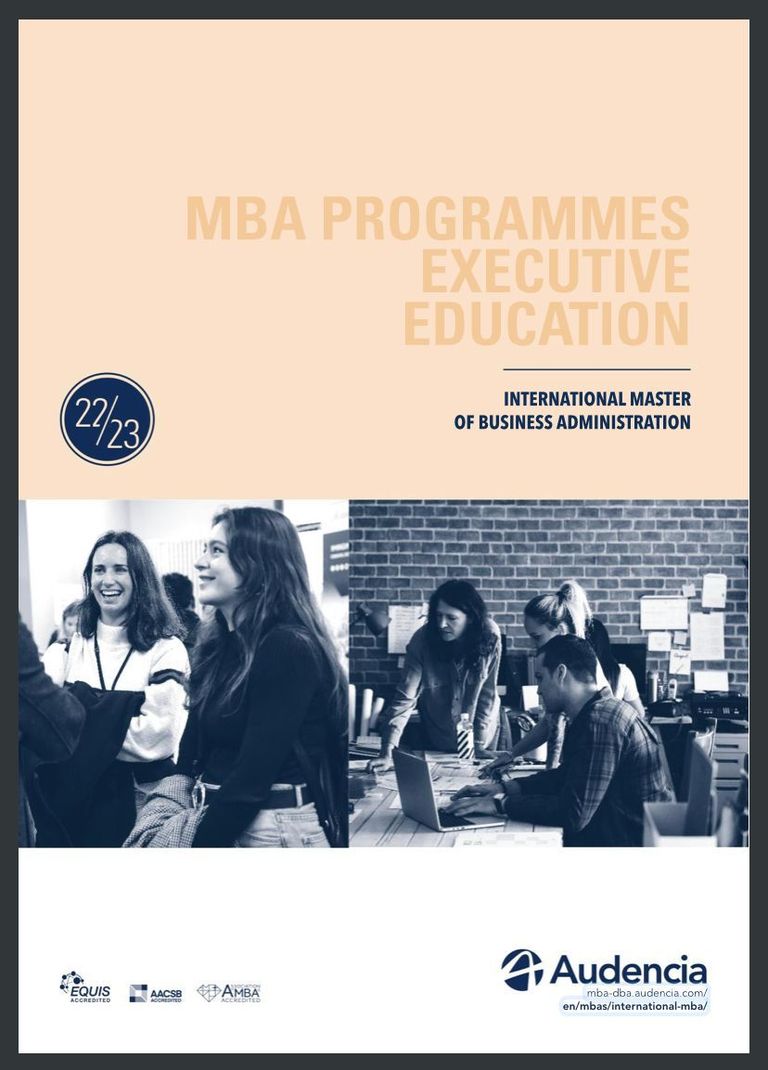 Découvrez la subvention anticipée du MBA International d'Audencia | CCI France Colombie